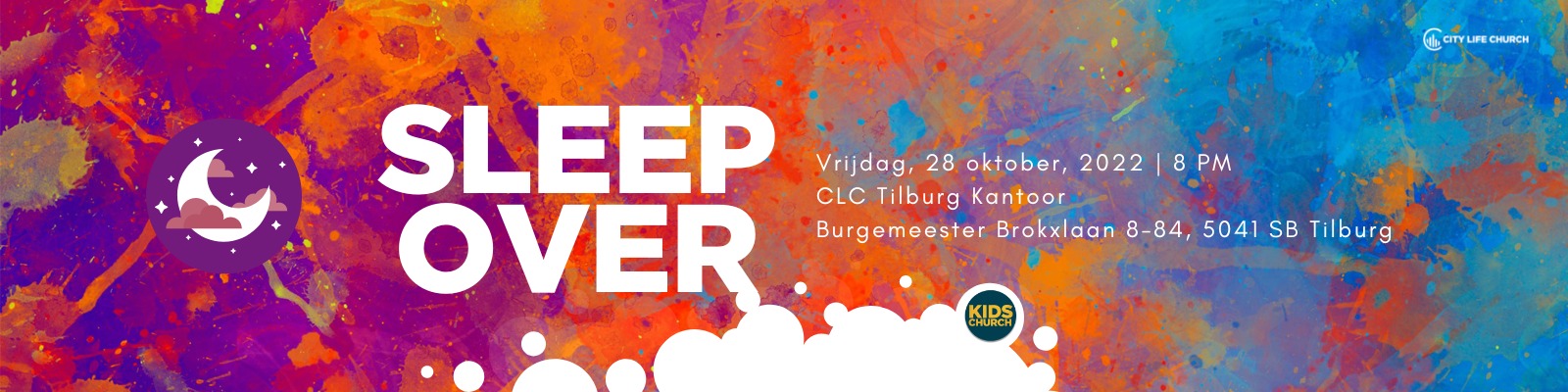 KIDS CHURCH SLEEPOVER – City Life Church Tilburg